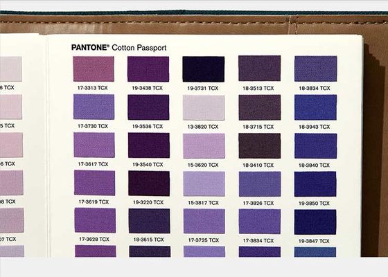 Baumwollversion Pantone-Farbführer, Pantone-Farbdiagramm-einfaches Tragen